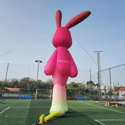China Giant Inflatable Rabbit Inflatable Rabbit Cartoon Inflatable Bunny For Art for sale