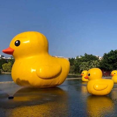China Custom Floating Airtight Inflatable Yellow Duck Giant Rubber Duck For Advertising for sale