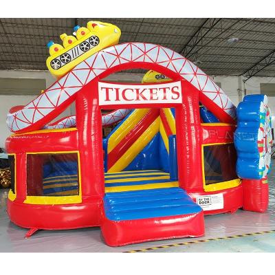 China Kids Adults Inflatable Bouncer Combo Inflatable Bouncy Castle Jumping Bounce House For Rental for sale