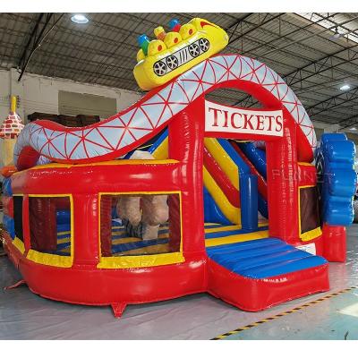 China Kids Adults Inflatable Bouncer Combo Inflatable Bouncy Castle Jumping Bounce House For Rental for sale