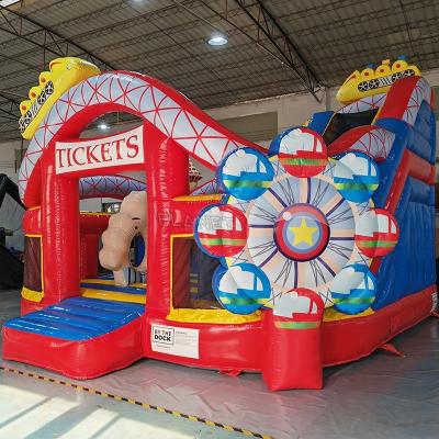 China Kids Adults Inflatable Bouncer Combo Inflatable Bouncy Castle Jumping Bounce House For Rental for sale