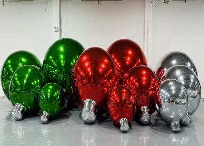 China Giant Party Event Reflective Inflatable Christmas Mirror Ball With Double Layer for sale