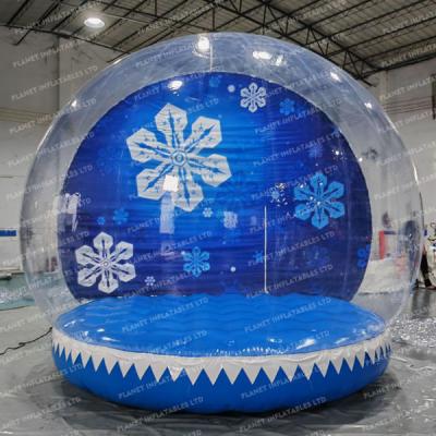 China Hot Selling Customized Photo Booth Inflatable Bounce House Inflatable Snow Globe for Event Decoration for sale