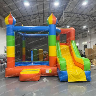 중국 상업용 야외 오락 부풀이 스라이드 콤보 점프 붐?? 하우스 붐?? 성 판매용