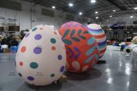 China Customized Giant Inflatable Easter Egg 200cm Festival Event Decoration with Built-in Fan for sale
