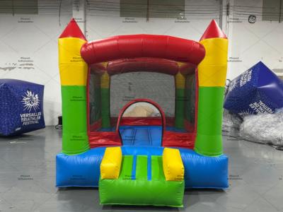 China Mini Bouncy Castle Inflatable Bounce House Slide Combination Commercial Inflatable Bouncer Colorful Jumping Castle for Kids for sale