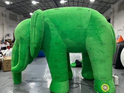 China Outdoor Promotional Event Giant Inflatable Plush Elephant for Advertising Display for sale