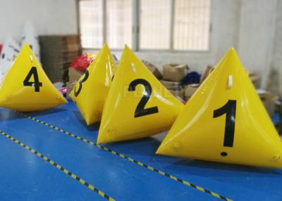 Cina Annunciando il giallo gonfiabile impermeabile della boa dell'indicatore colori 2 anni di garanzia in vendita