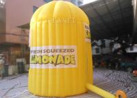 China Custom Inflatable Lemonade Tent Booth 3m Diameter Portable Event Stand with Blower for sale
