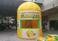China Custom Inflatable Lemonade Tent Booth 3m Diameter Portable Event Stand with Blower for sale