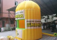 China Custom Inflatable Lemonade Tent Booth 3m Diameter Portable Event Stand with Blower for sale