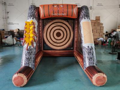 China Inflatable Axe Throwing & Sticky Archery Toss Game For Kids & Adults for sale