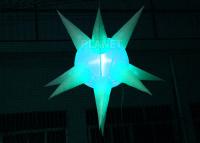China LED Inflatable Star 190T Polyester with CE/UL Blower - Custom Sizes & 2-3 Year Warranty for sale