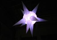 China LED Inflatable Star 190T Polyester with CE/UL Blower - Custom Sizes & 2-3 Year Warranty for sale
