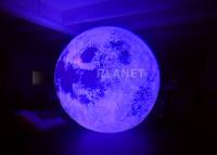 China 3m Diameter Color Changing Inflatable Moon Ball with LED Lighting for Events and Parties for sale