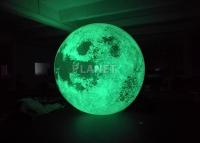 China 3m Diameter Color Changing Inflatable Moon Ball with LED Lighting for Events and Parties for sale