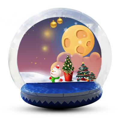 China Cabina humana inflable transparente de la foto del globo de la nieve con el ventilador EN71 en venta