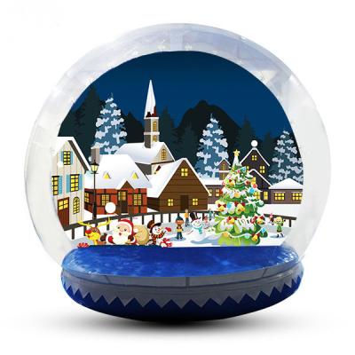 China Festival Decoration Airblown Inflatable Snow Globe Customized Logo for sale