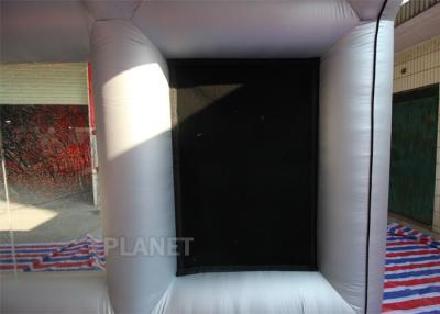 China Automobile Oxford Cloth Silver Inflatable Spray Booth With Removable Flooring for sale