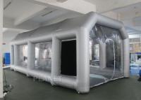 China Outdoor Inflatable Spray Booth 4m x 3.4m x 3m with Two Blowers Removable Filter for sale