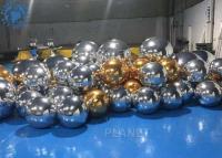 China Silver 0.45m Inflatable Reflective Balloon - 0.45mm PVC Construction, 3-Year Lifespan for Events for sale