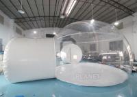 China 5m Inflatable Clear Bubble Dome Tent for Hotel Camping Custom Logo for sale