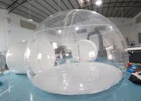 China 5m Inflatable Clear Bubble Dome Tent for Hotel Camping Custom Logo for sale