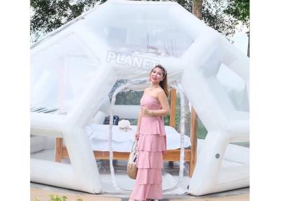 China 5M clear bubble house inflatable Jungle Lodge Ubud igloo bubble lodge PVC Camping hotel tent Inflatable Bubble tent for sale
