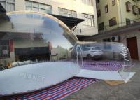 China 6m Outdoor Camping Clear Inflatable Bubble Tent with 0.8mm PVC and CE Blower for sale