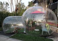 China 6m Outdoor Camping Clear Inflatable Bubble Tent with 0.8mm PVC and CE Blower for sale