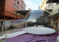 China 6m Outdoor Camping Clear Inflatable Bubble Tent with 0.8mm PVC and CE Blower for sale