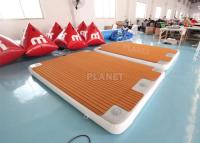 China Double Wall Fabric EVA Inflatable Floating Boat Dock 3x2x0.2m CE Certified for sale