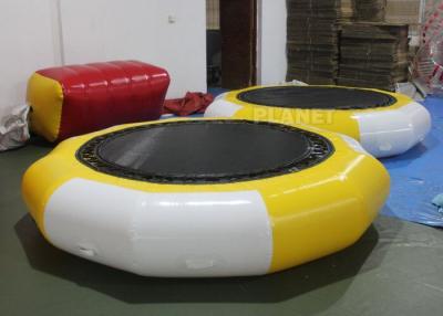 China Custom 1000D DWF Water Toys Aqua Jump Inflatable Water Trampoline/ Floating Water Trampoline for sale