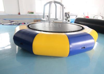 China Tarpaulin 3m Inflatable Floating Water Trampoline Aqua Jump for sale