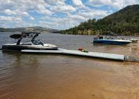 China Inflatable Y Pontoon Boat Dock 20cm DWF Floating Platform for Parking for sale