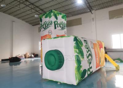 Cina Juice Drink Inflatable Advertising Bottle arancio per l'evento in vendita