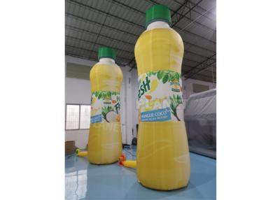 Cina Pubblicità del Juice Bottle Full Printing Logo arancio gonfiabile in vendita