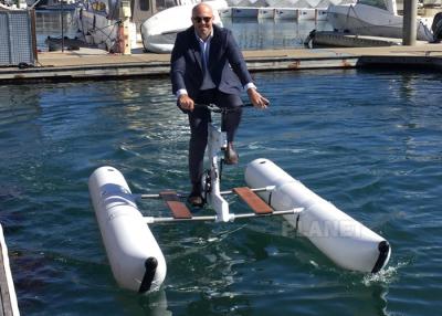 China Custom Size Inflatable Banana Boat Floating Water Bike Buoy for sale