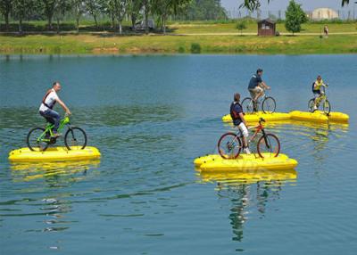 China Custom Size Inflatable Banana Boat Floating Water Bike Buoy for sale