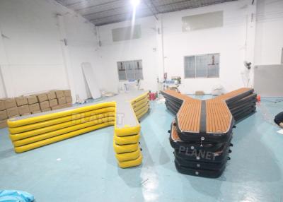 China 20cm Double Wall Fabric Material Y Shape Floating Pontoon Boat Jet Ski Platform , Inflatable Floating Jetski Dock for sale