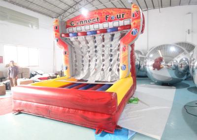 China Adults Kids PVC Interactive Carnival Games Inflatable Basketball Connect 4 Game Inflatable Basketball Shooting Game for sale