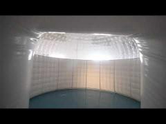 3.8m de Handel van Hoogteplato inflatable igloo marquee for toont