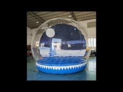 Materiale a grandezza naturale del PVC del globo 0.8mm della neve del centro commerciale chiaro per lo spettacolo dal vivo