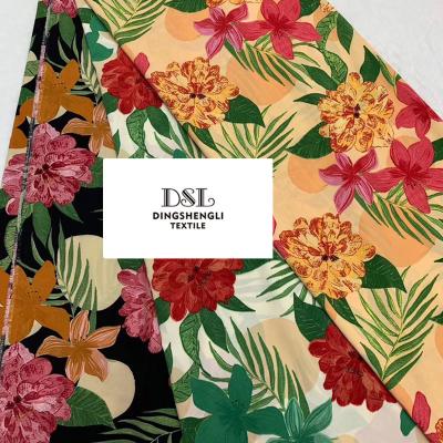 Cina Tessuti stampati floreali 120gsm del fiore in vendita