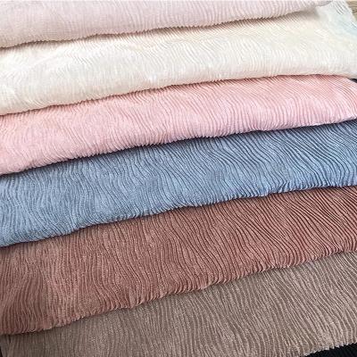 China tela chiffon do crepe do jacquard 80gsm à venda