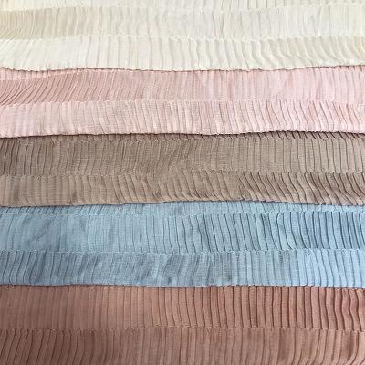China tela chiffon do crepe do jacquard 80gsm à venda