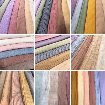 China tela chiffon do crepe do jacquard 80gsm à venda