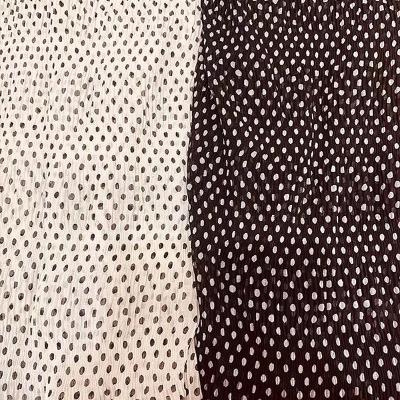 China Crepe sustentável De Chine Fabric/polca Dot Crepe Fabric do poliéster de 145cm à venda
