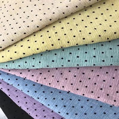 China Crepe sustentável De Chine Fabric/polca Dot Crepe Fabric do poliéster de 145cm à venda