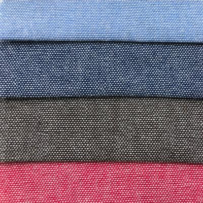 Cina il filato del tessuto 40s 30s di 110gsm-160gsm Oxford ha tinto il tessuto della camicia in vendita